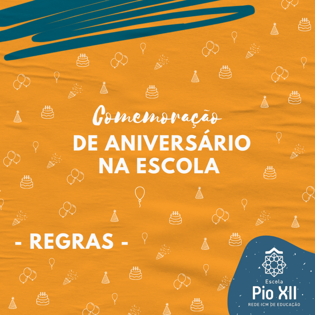 Circular Comemoração De Aniversário Dos Alunos No Espaço Escolar